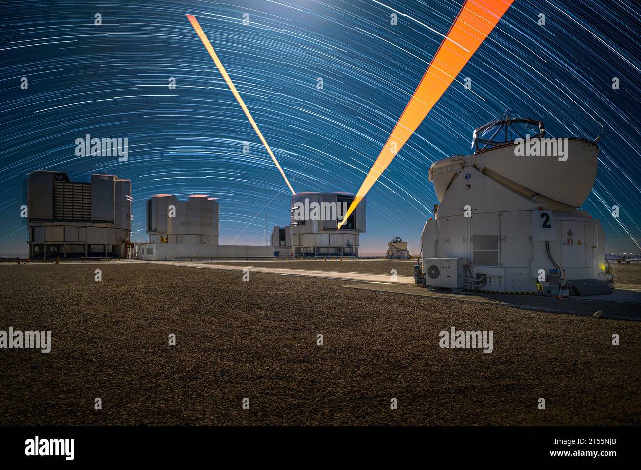 The VLT, Very Large Telescope Cerro Paranal , Anfogasta, Chile Stock ...