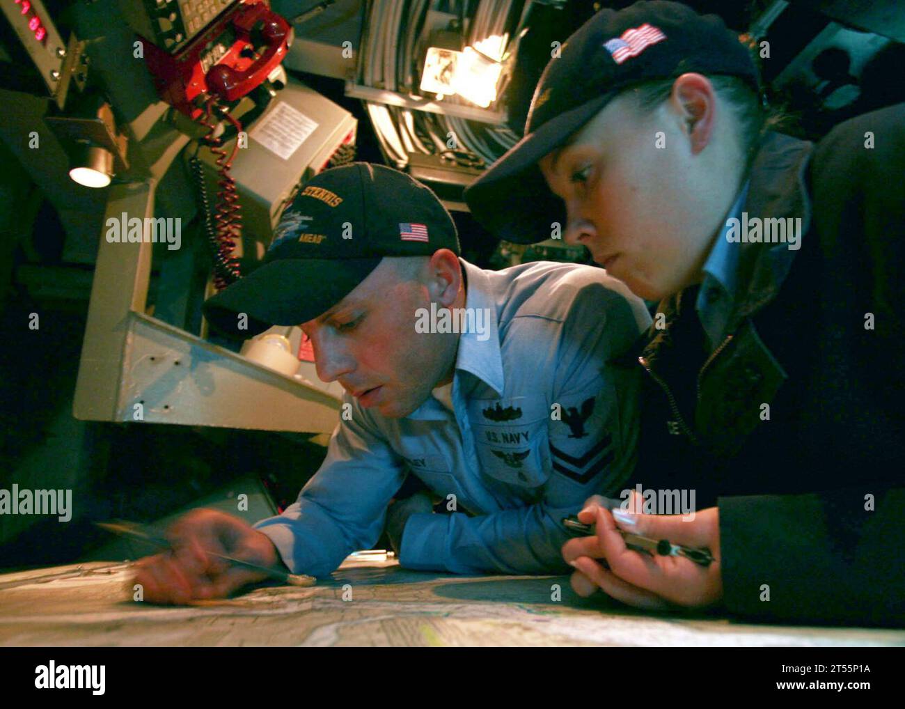 JTFEX, people, plot the ship course, Sailor Stock Photo - Alamy