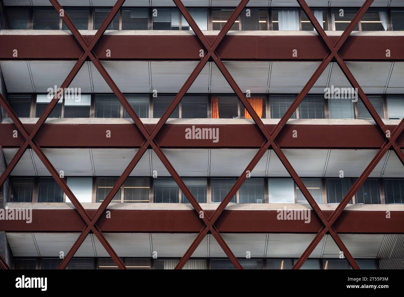 Detail od a facade of a modern architecture building Stock Photo - Alamy