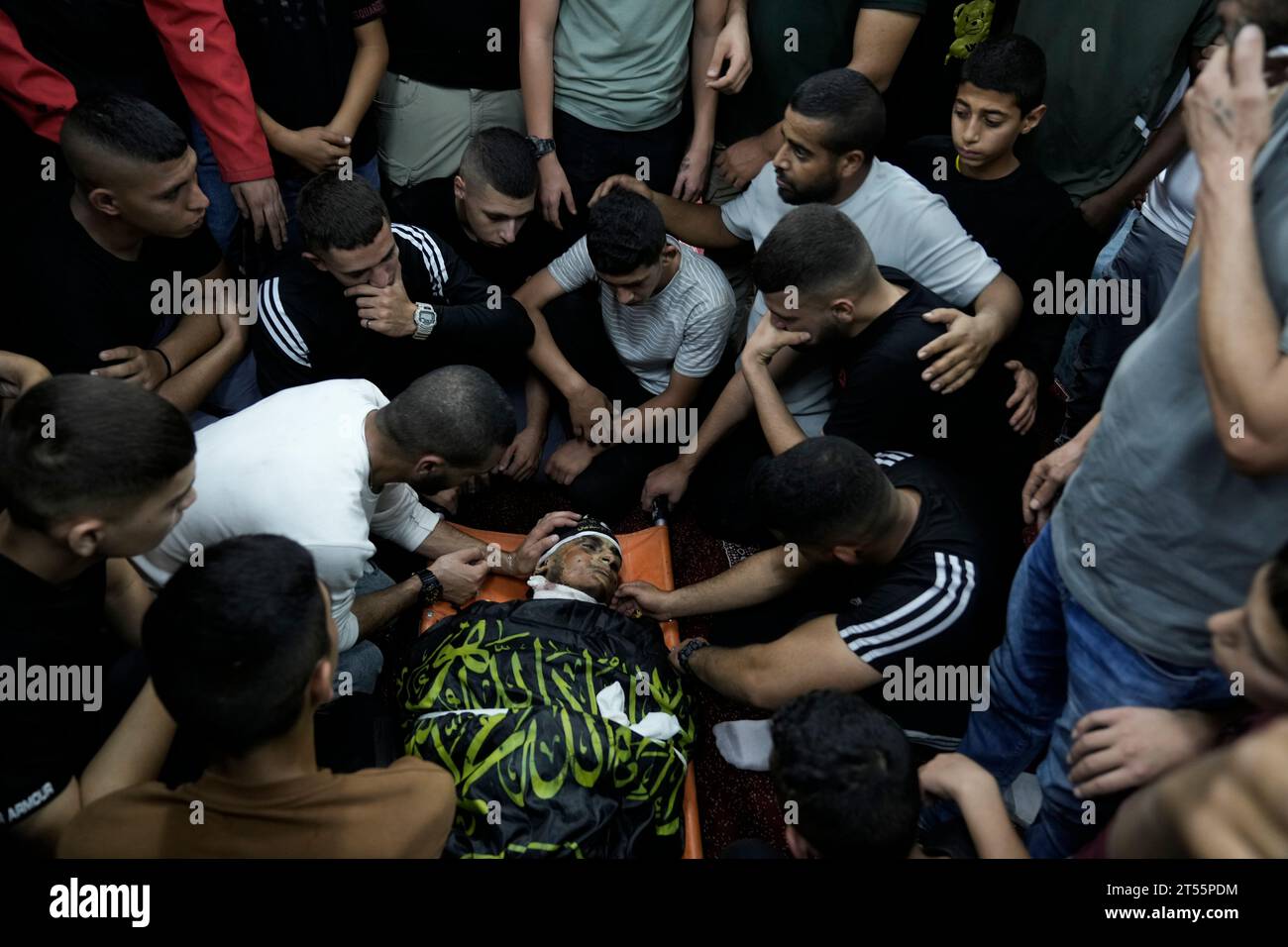 Family members mourn 17-year-old Palestinian militant Yamen Jarrar, who ... Family members mourn 17-year-old Palestinian militant Yamen Jarrar, who ...