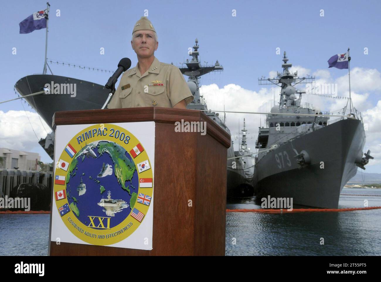 korean, Locklear, press, rimpac Stock Photo - Alamy