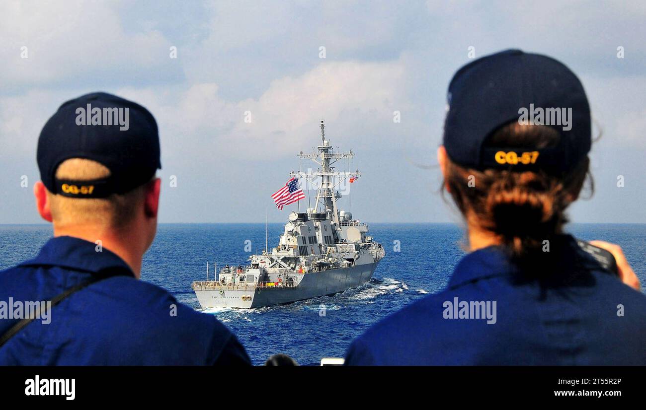 Lake Champlain, navy, the sullivans, VBSS Stock Photo - Alamy