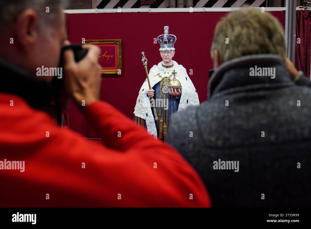 A lifesize cake figure of King Charles III by sugar artist Emma Jayne ...