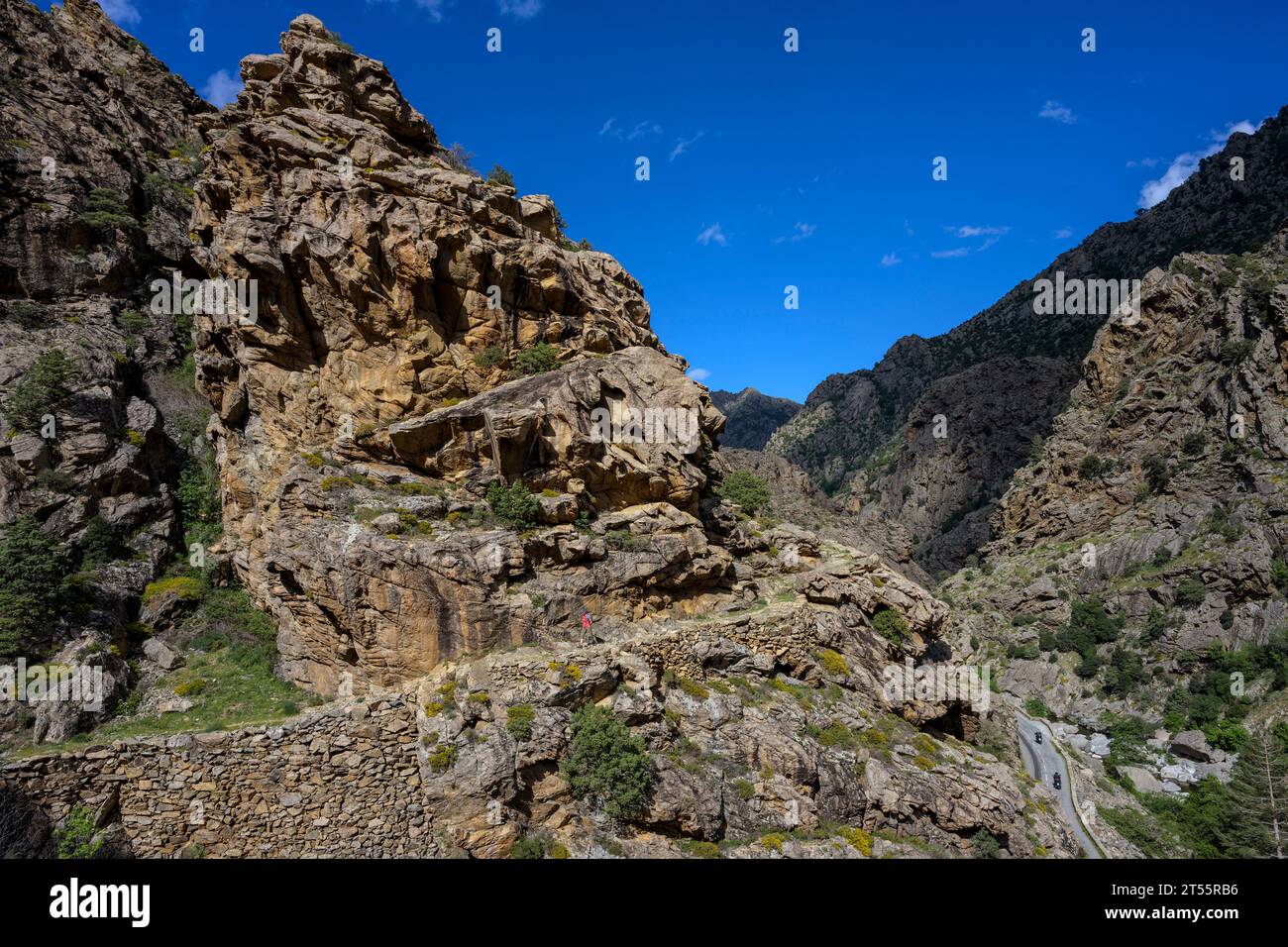 The Scala di San Regina in Corsica's Golo Valley. An ancient ...