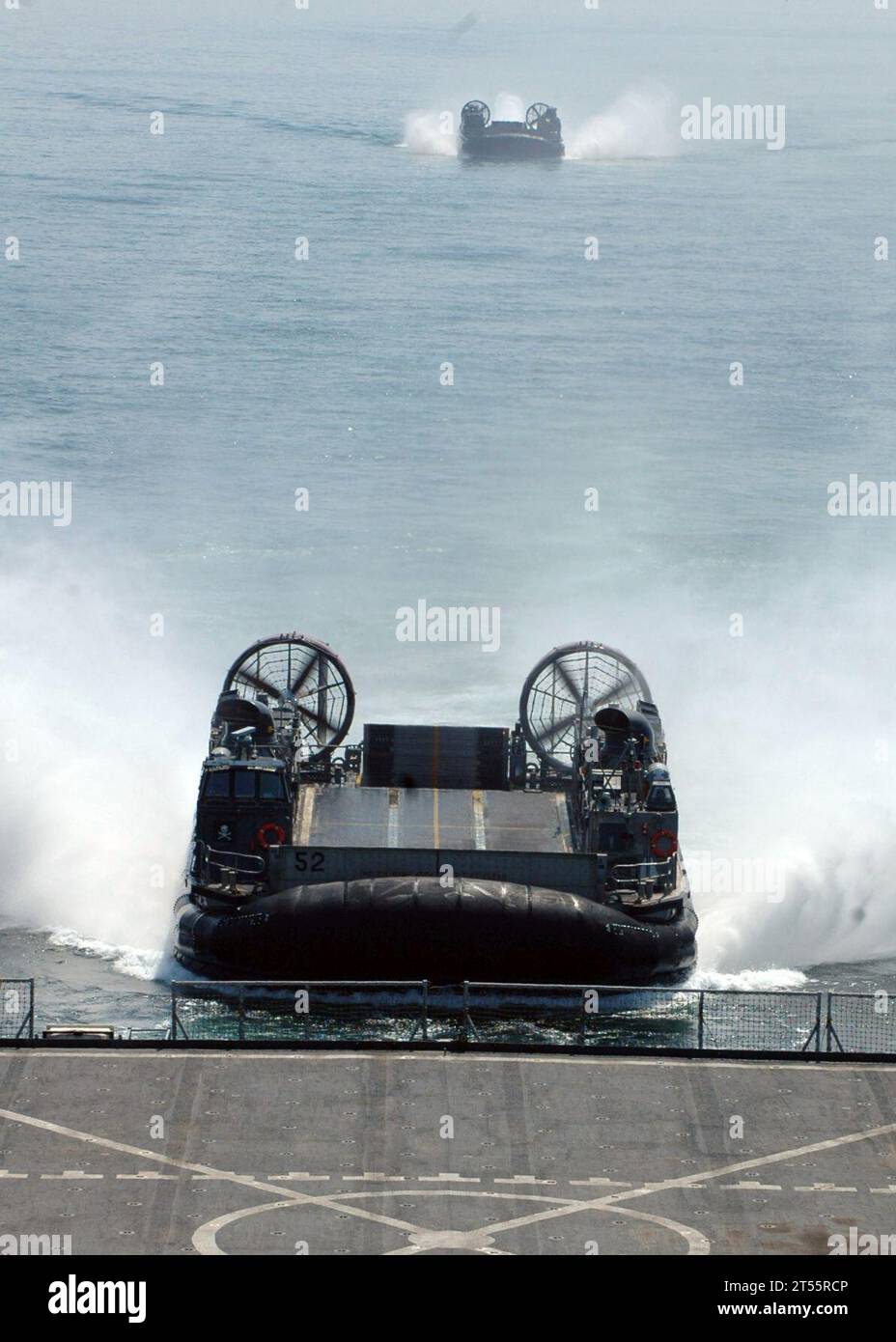LCAC, LSD 46, USS Tortuga, well deck Stock Photo - Alamy