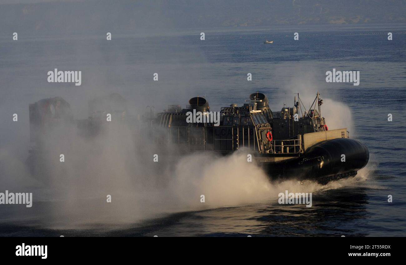 LCAC, PHIBLEX 2011, Sailors, U.S. Navy, USS Mesa Verde (LPD 19 Stock ...