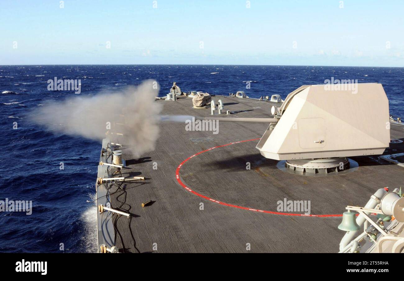LCS1, Littoral Combat Ship, MK 110 57mm gun, rimpac, surface gunnery ...