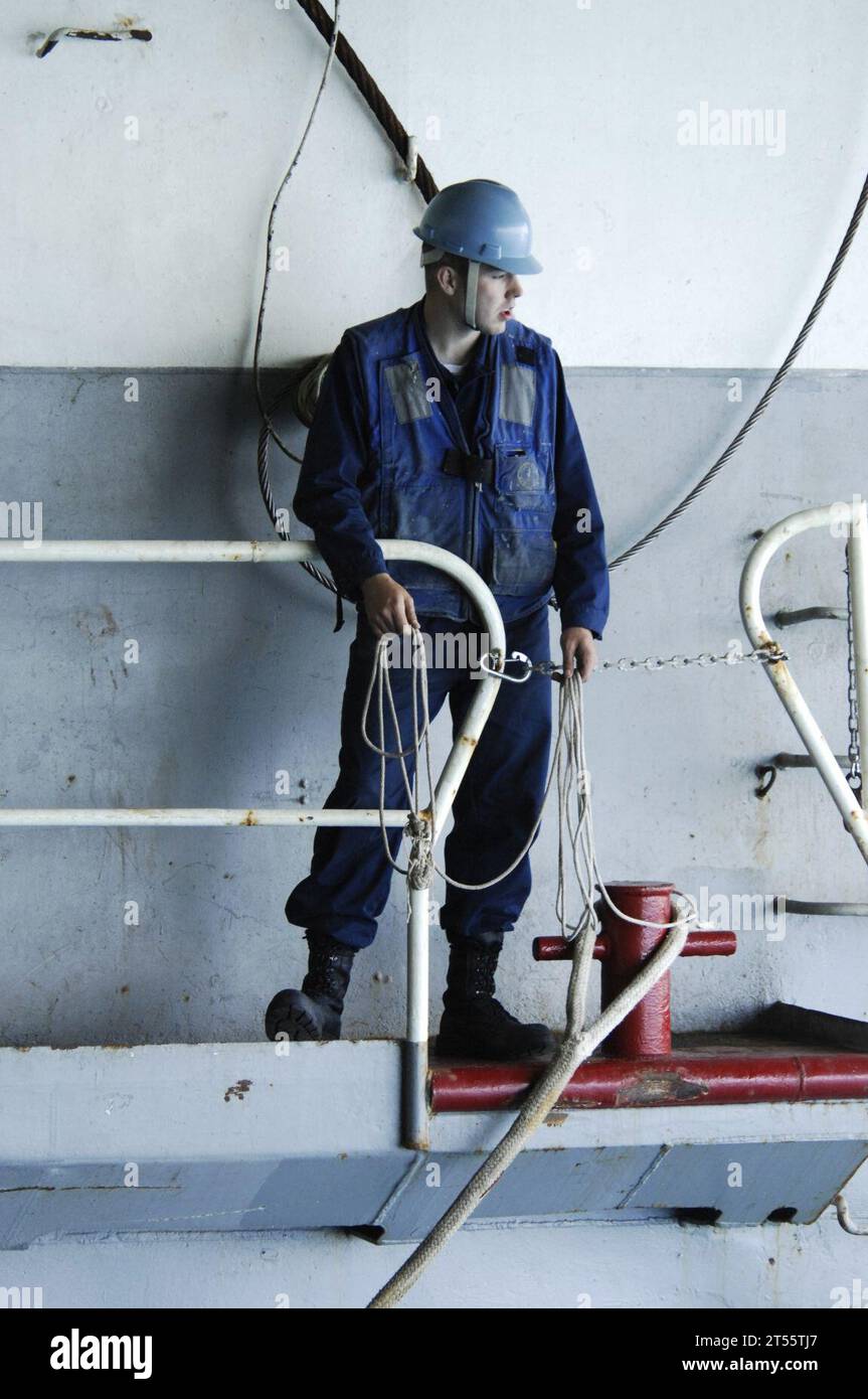 line handling, LPD 7, navy, people, rimpac, U.S. Navy, UNREP, USS ...