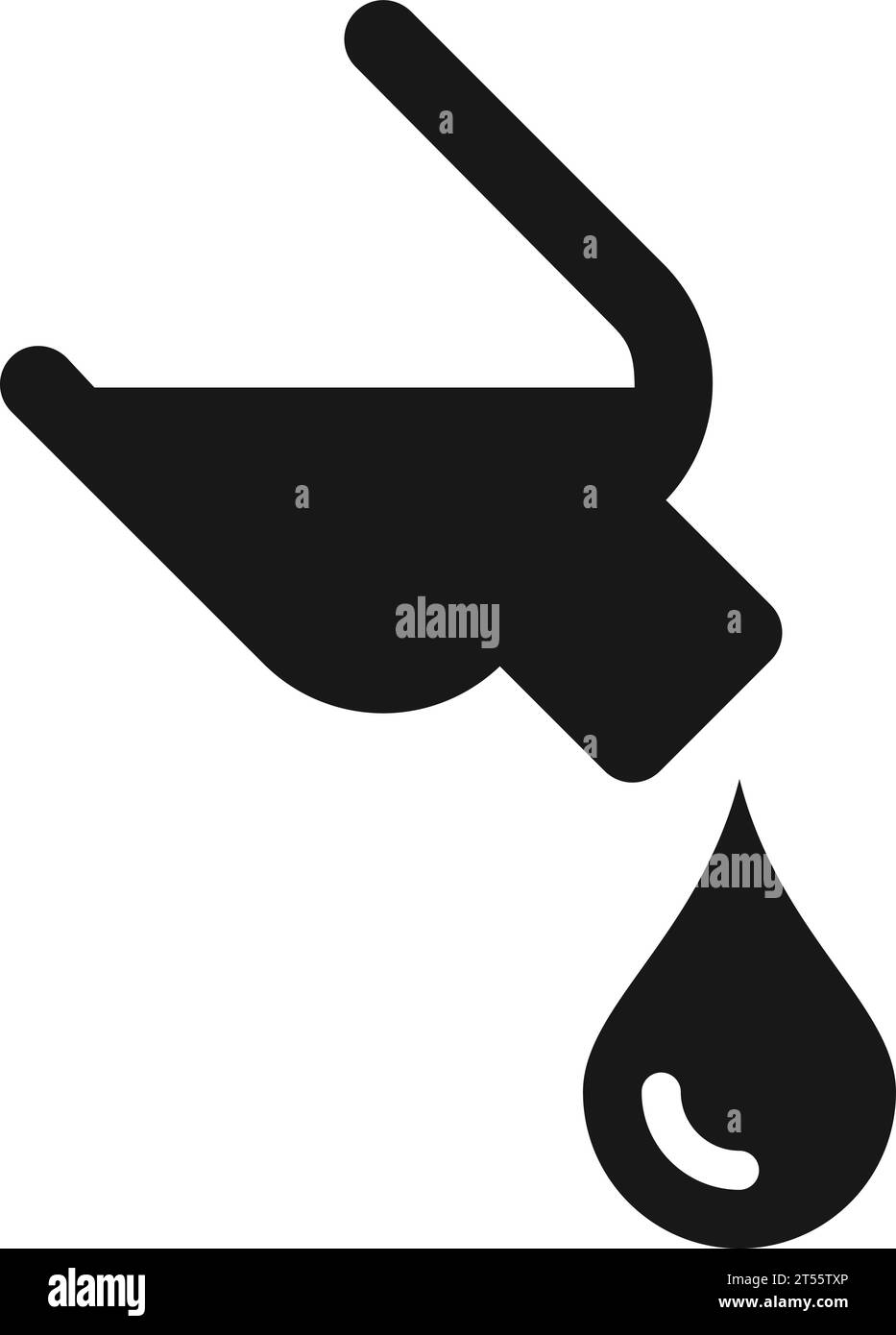 Dropper icon on white background Royalty Free Vector Image Stock Vector ...