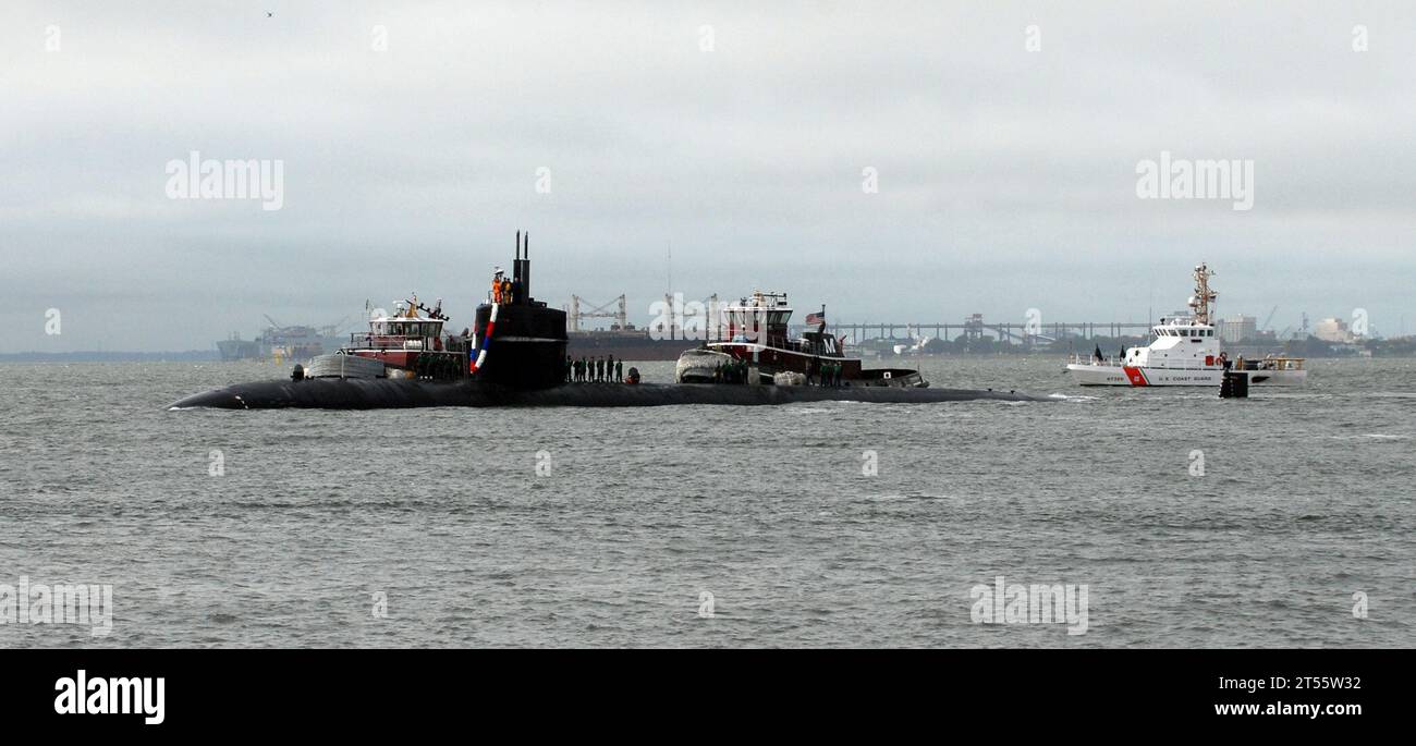 Los Angeles-class attack submarine, USS Newport News (SSN 750 Stock ...