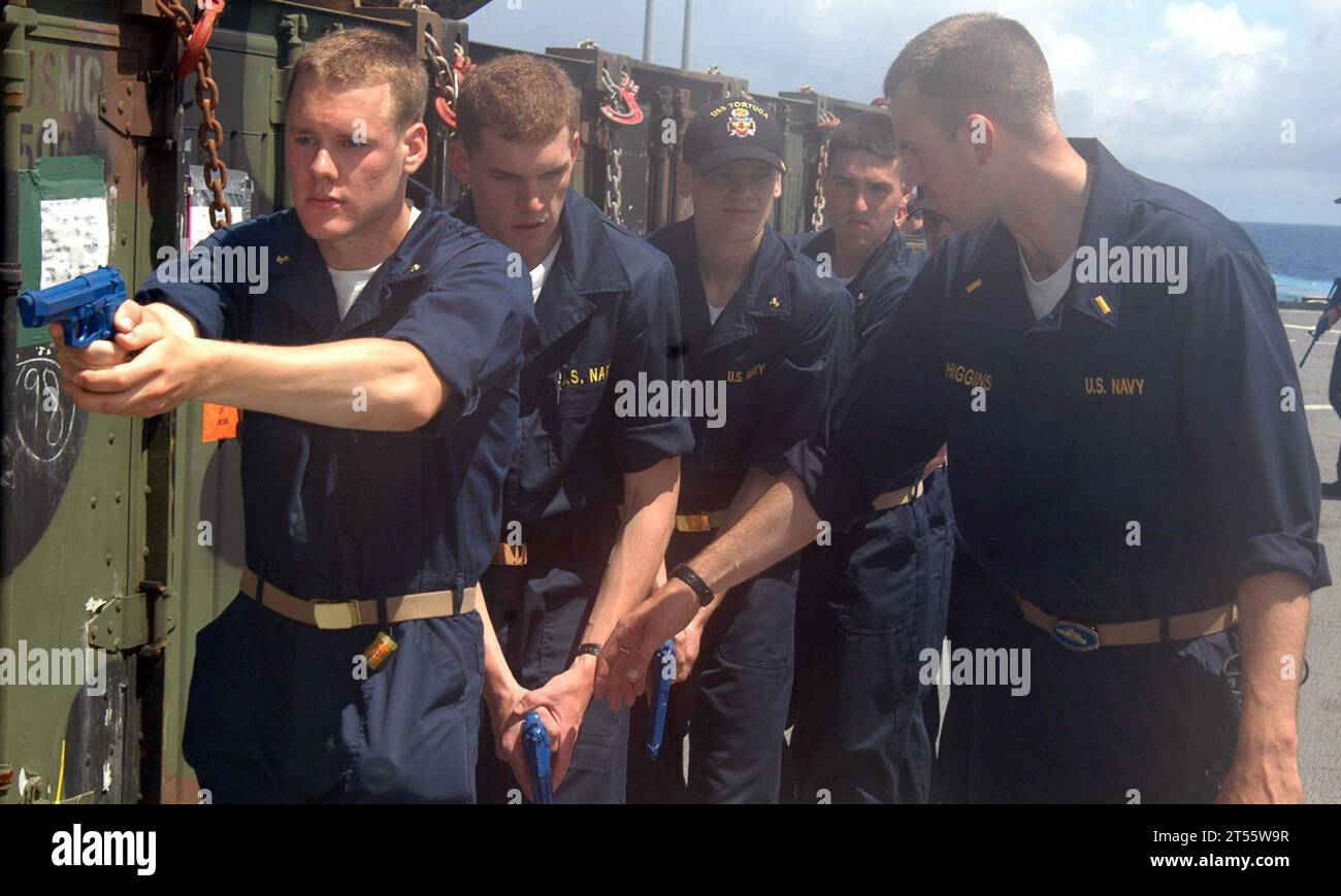 LSD 46, Sailor, training, uss tortuga Stock Photo - Alamy