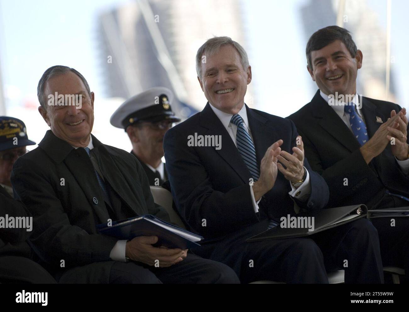 lpd 21, Ray Mabus, secnav, Secretary of the Navy, USS New York Stock ...