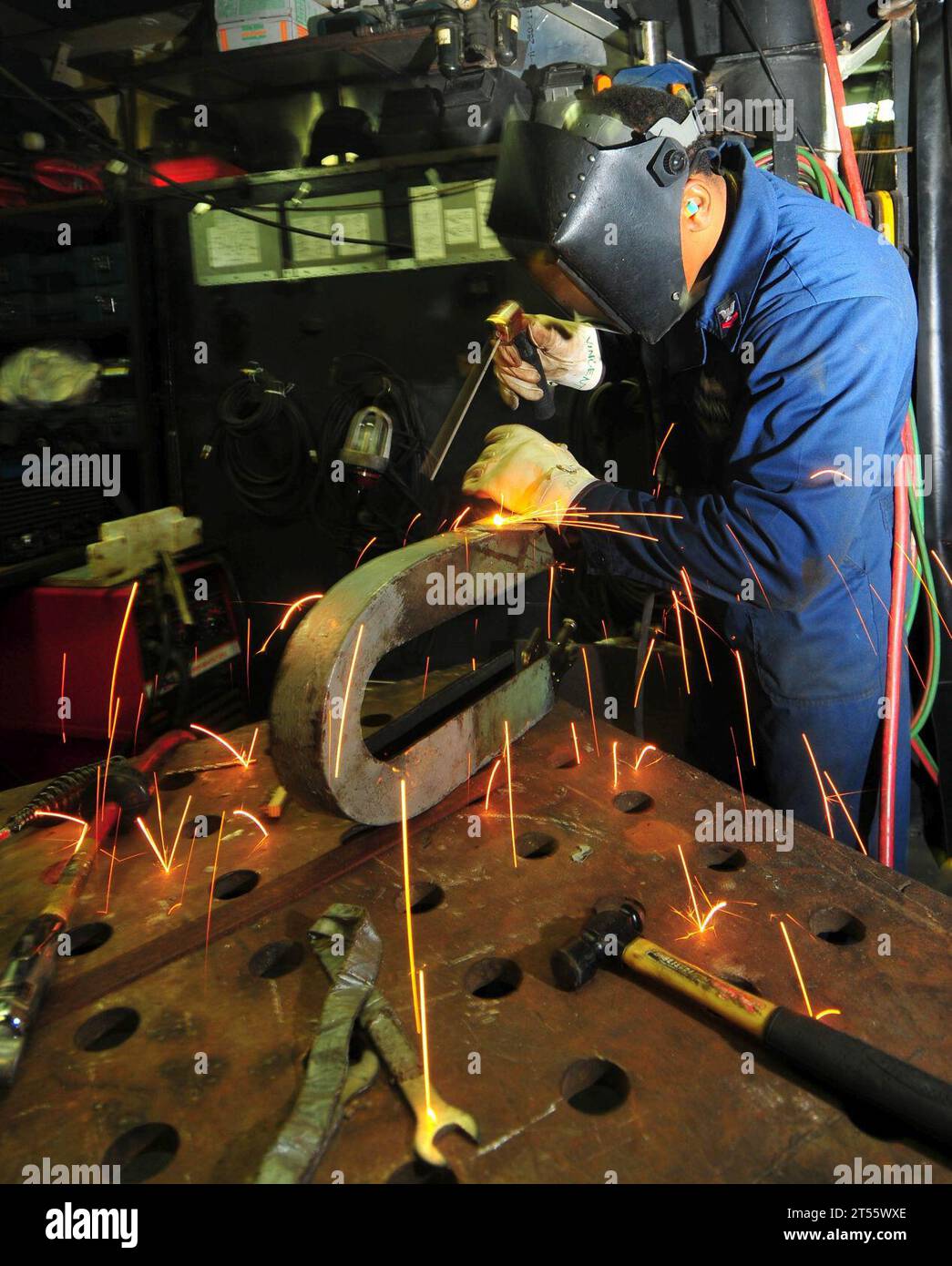 maintenance, navy, people, Persian Gulf, repair, U.S. Navy, USS Nimitz ...