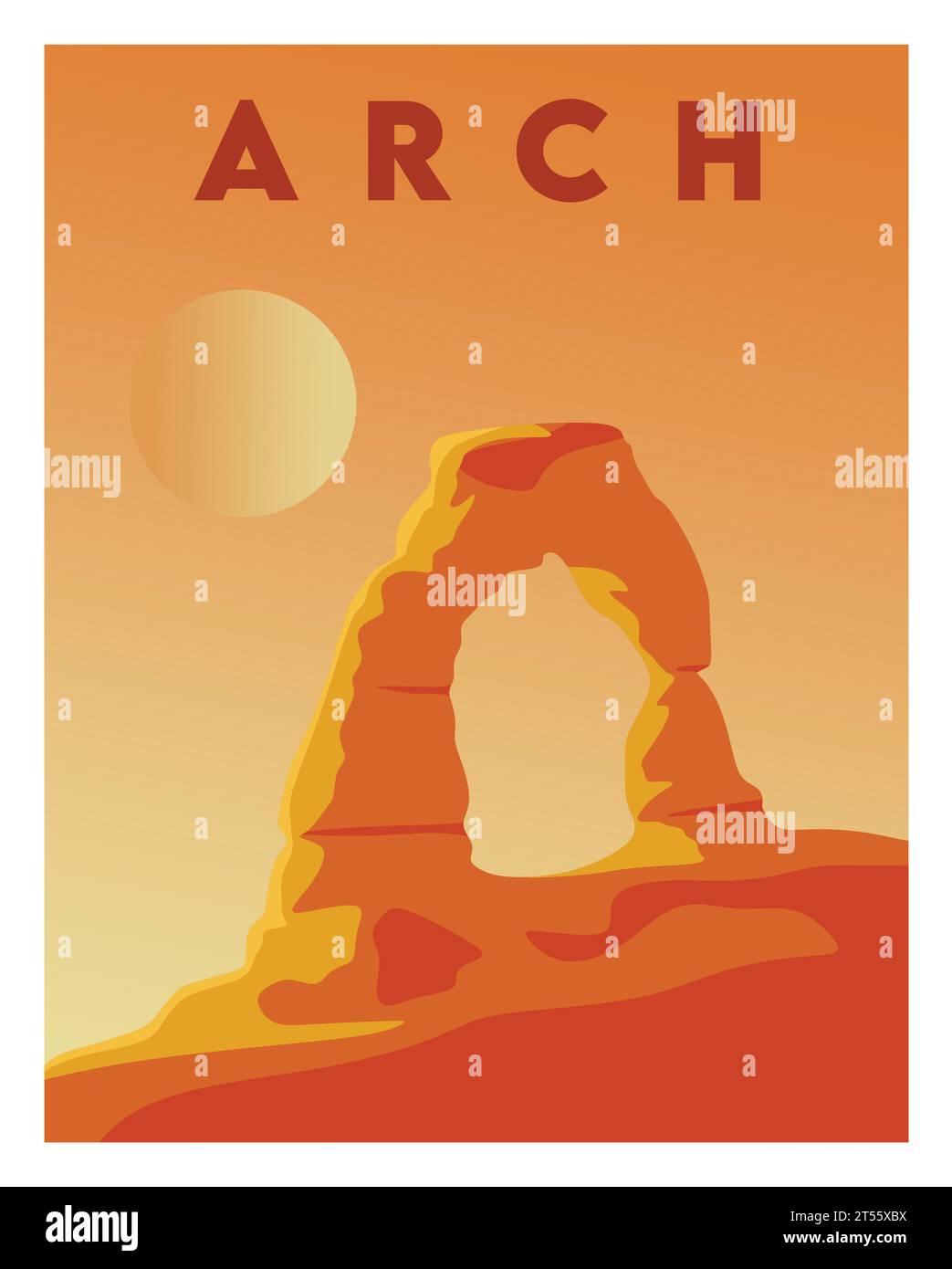 Blue sky and rock formation Stock Vector Images - Alamy