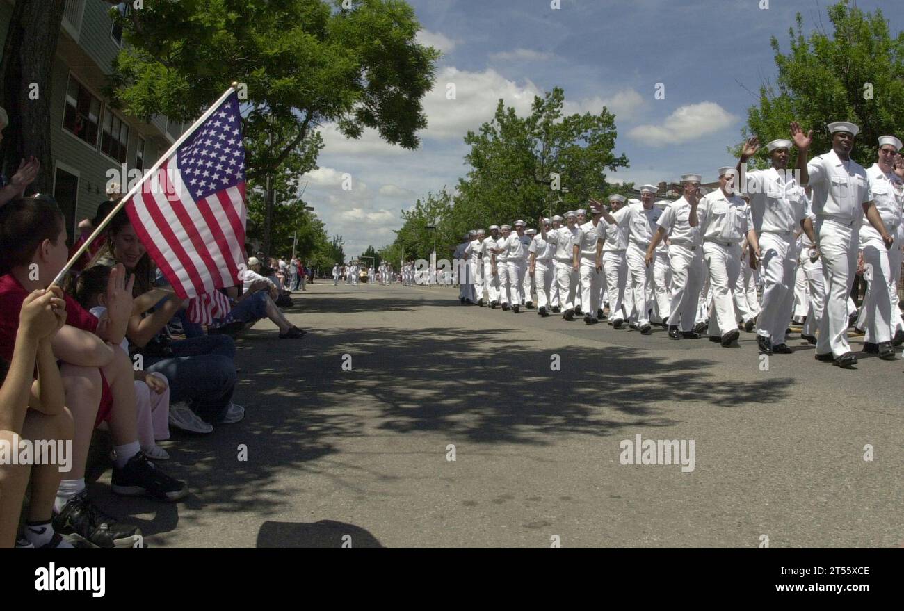 Marching, patriotism, summer white, waves Stock Photo - Alamy