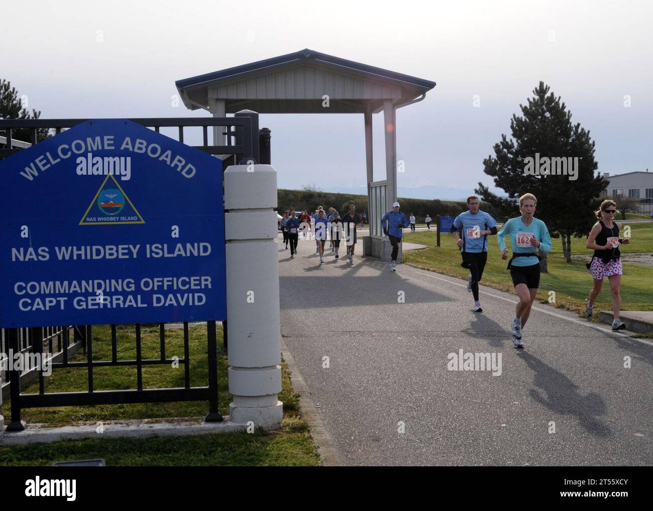 Marathon/Half-Marathon, NAS Whidey Island, Sailors, U.S. Navy Stock ...