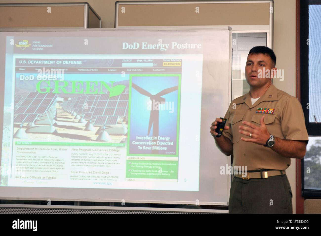 Marine Corps Captain, Naval Postgraduate School, NPS, presentation ...