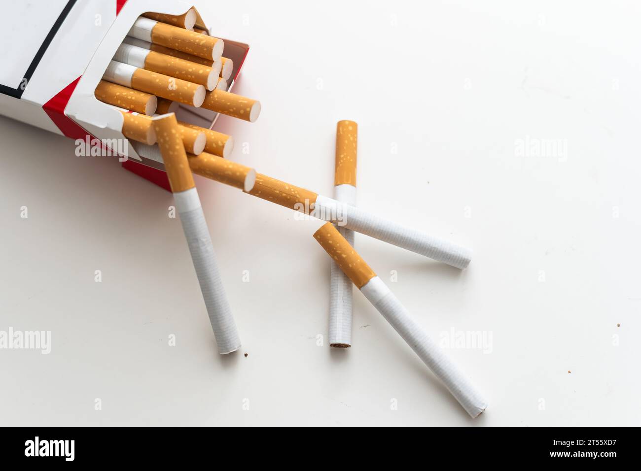 cigarette gun over white background Stock Photo - Alamy