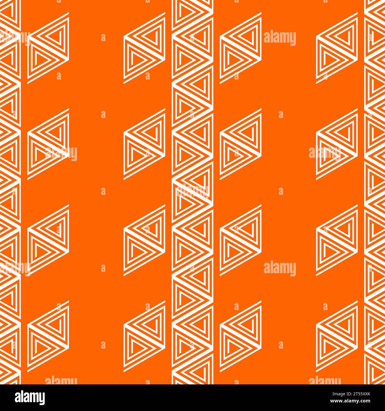 Abstract triangle border pattern Cut Out Stock Images & Pictures - Alamy