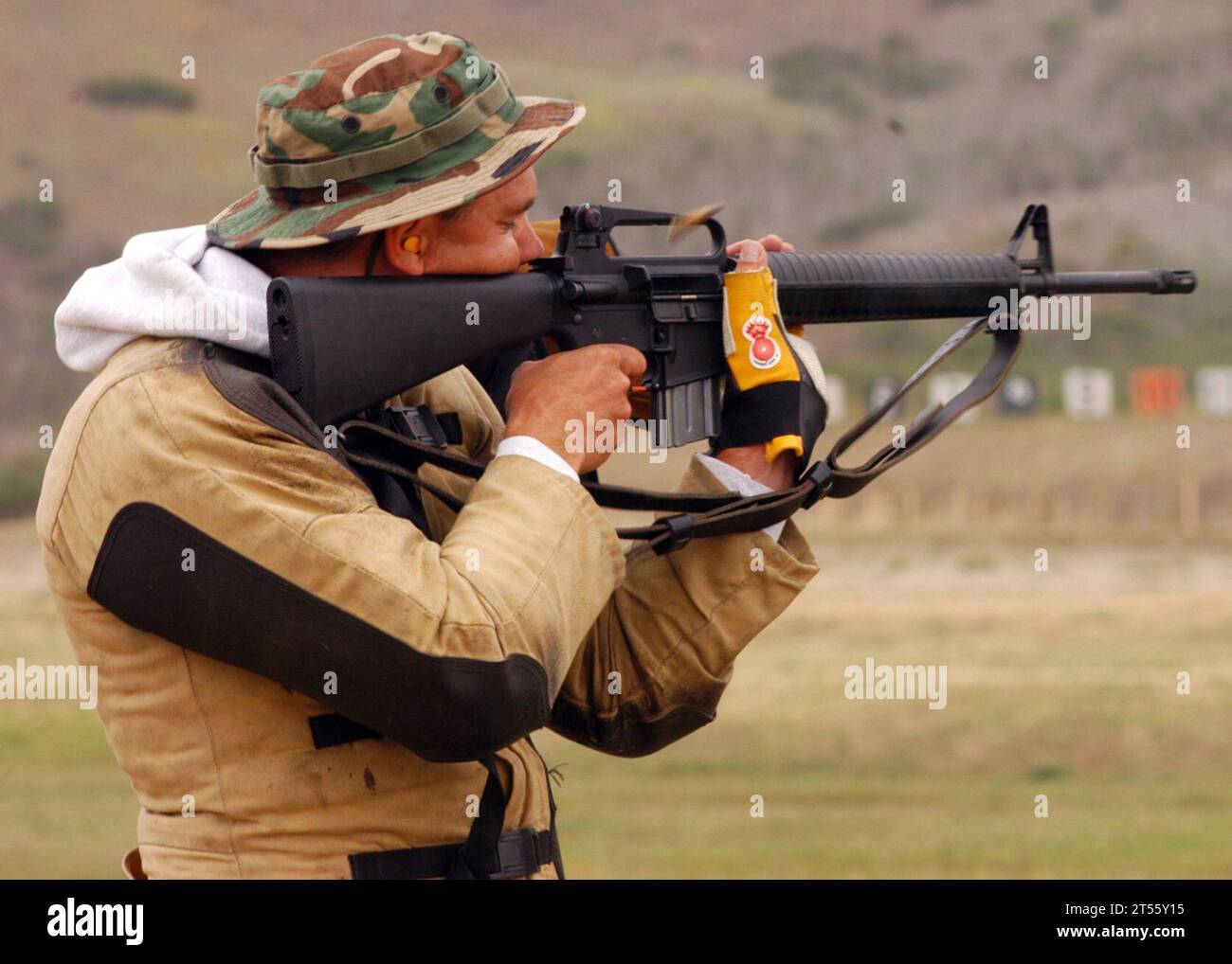 marksmanship training, Naval Reserve, Rifle, Sailor, weapon Stock Photo ...