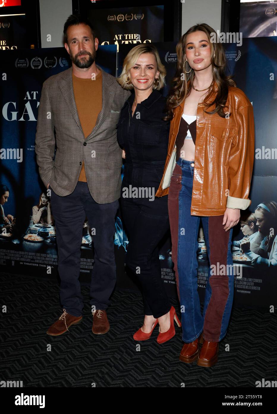 Los Angeles, Ca. 2nd Nov, 2023. Noah Wyle, Sara Wells, Auden Wyle at ...