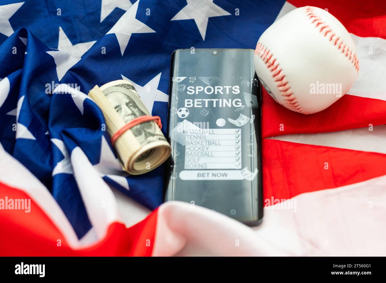 American traditional sports game. Baseball. Concept. Baseball ball and ...