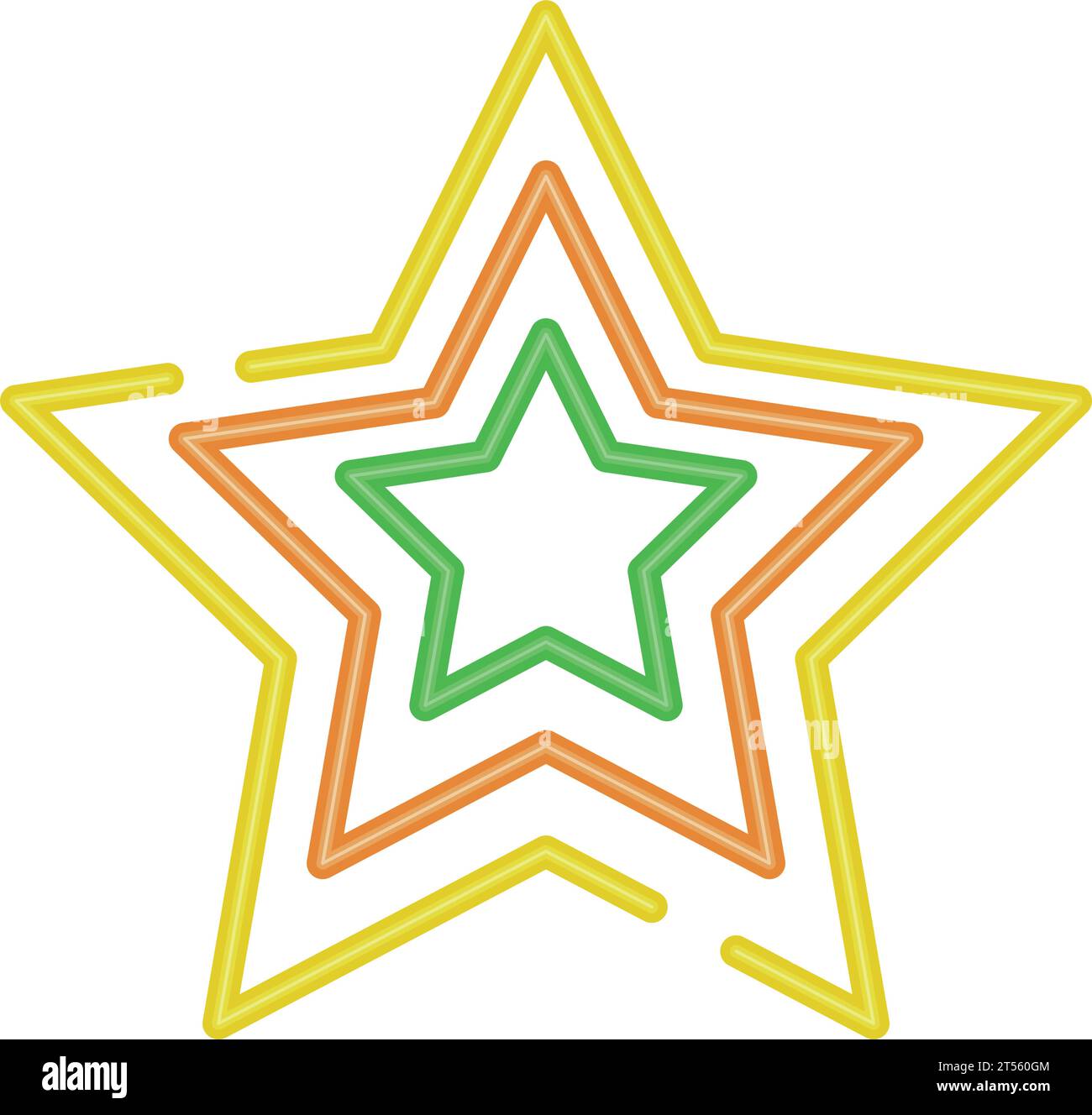 neon shape star Stock Vector Image & Art - Alamy