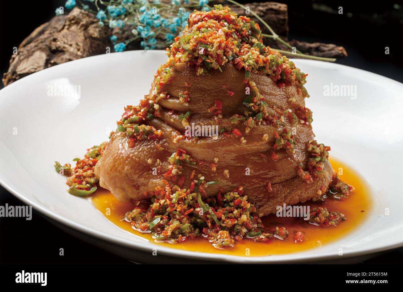 braised pig's trotters （Pork Hock，pig feet）with brown soya sauce Stock ...