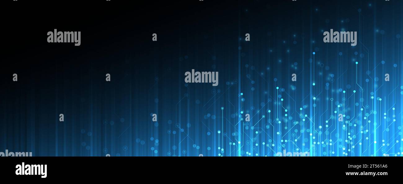 Technology Network Vector Background.. Science and technology ...