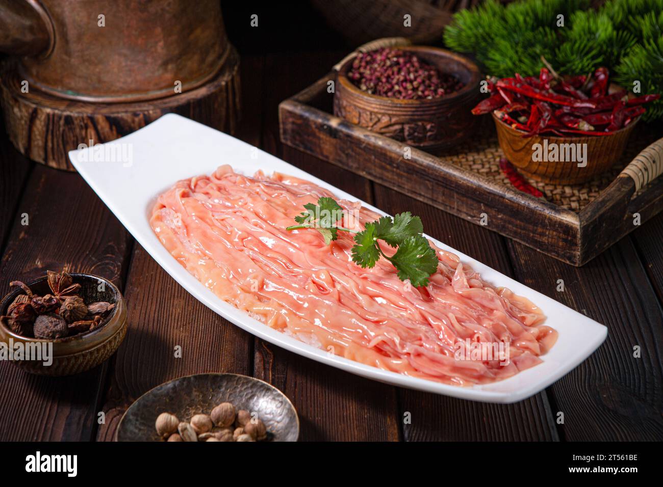 duck intestine for hot pot,yakiniku, sukiyaki and shabu used Stock ...