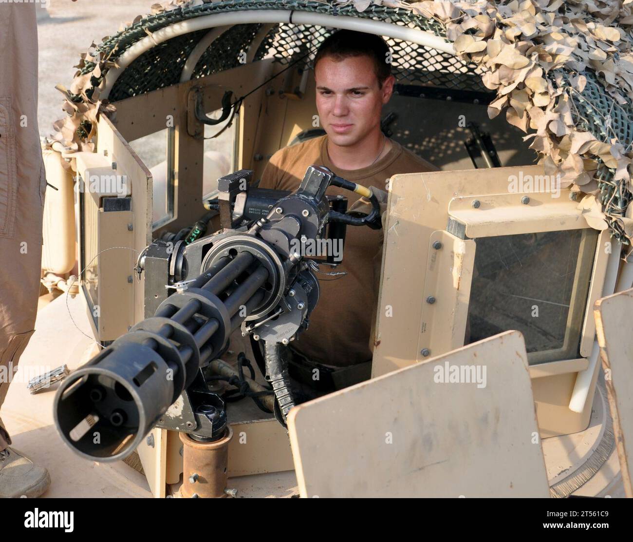 medium caliber automatic cannon, MK-44, MRAP, Sailors, U.S. Navy Stock ...