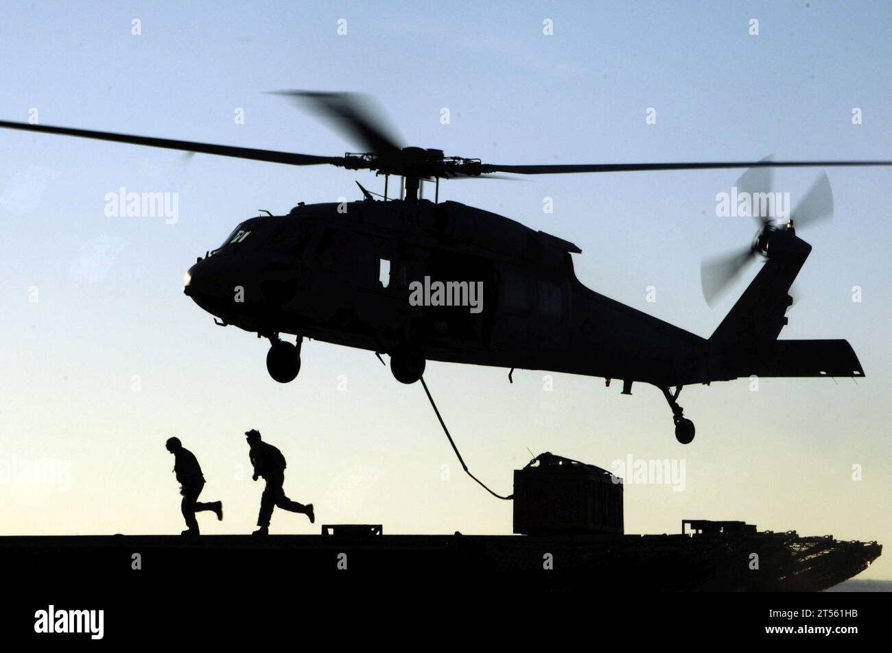 MH-60S Sea Hawk helicopter assigned to the Wildcards of Helicopter Sea ...