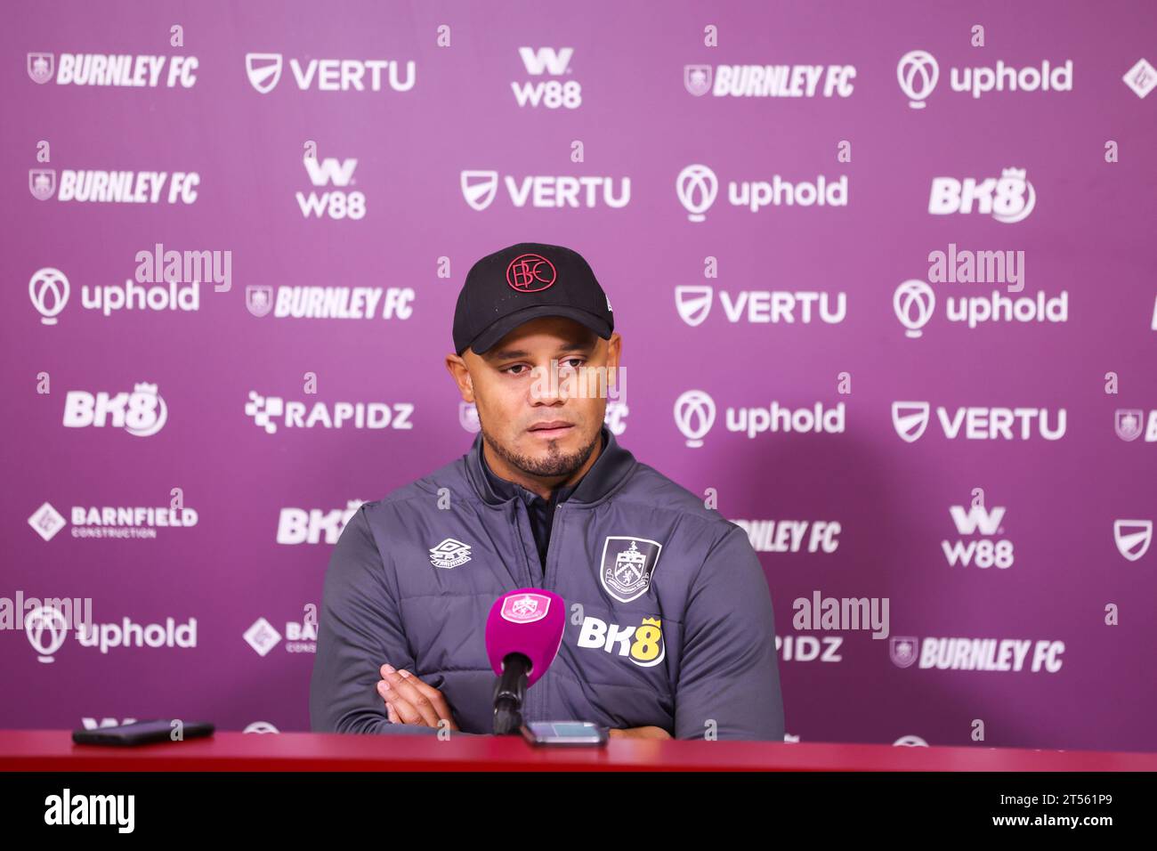 3 November 2023 Vincent Kompany during his press conference prior to ...