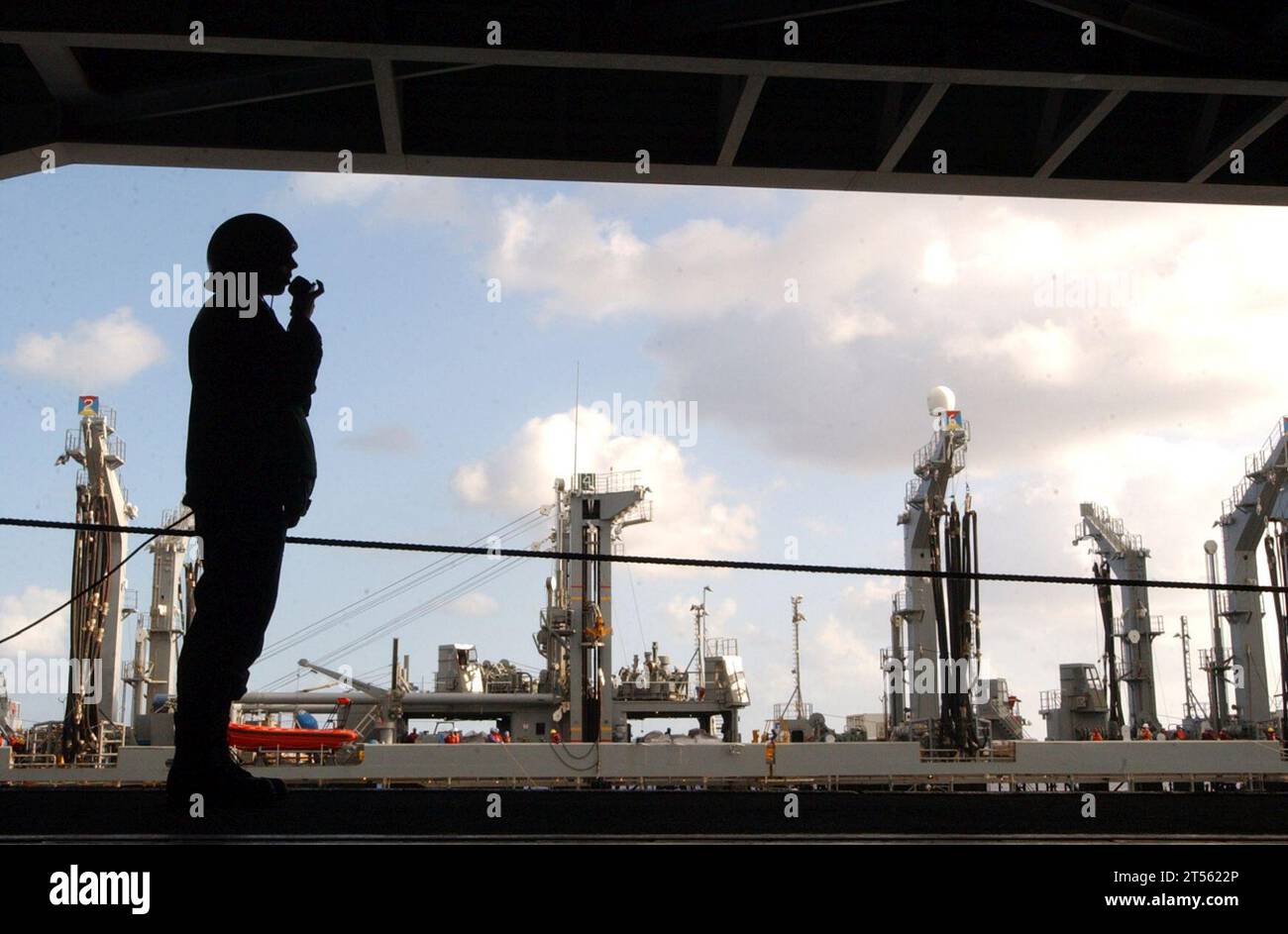 Military Sealift Command underway replenishment ship USNS John Ericsson ...