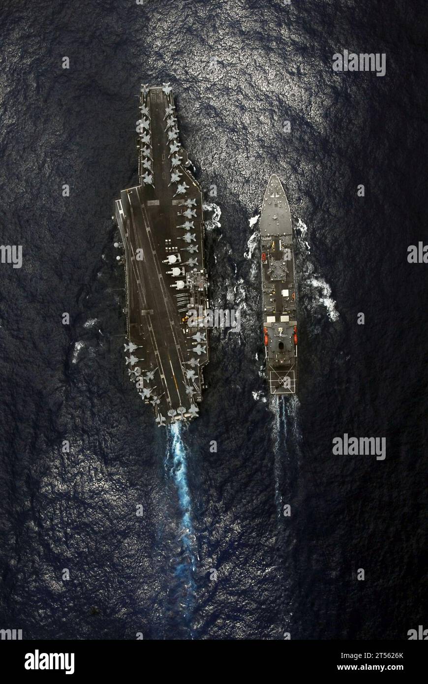 Military Sealift Command, msc, refueling, UNREP, USNS GUADALUPE, USS ...