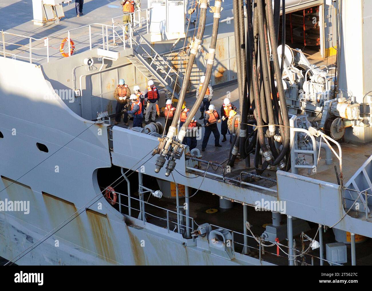 Military Sealift Command, navy, oiler, replenishment, U.S. Navy, USNS Leroy Grumman (T-AO 195 ...