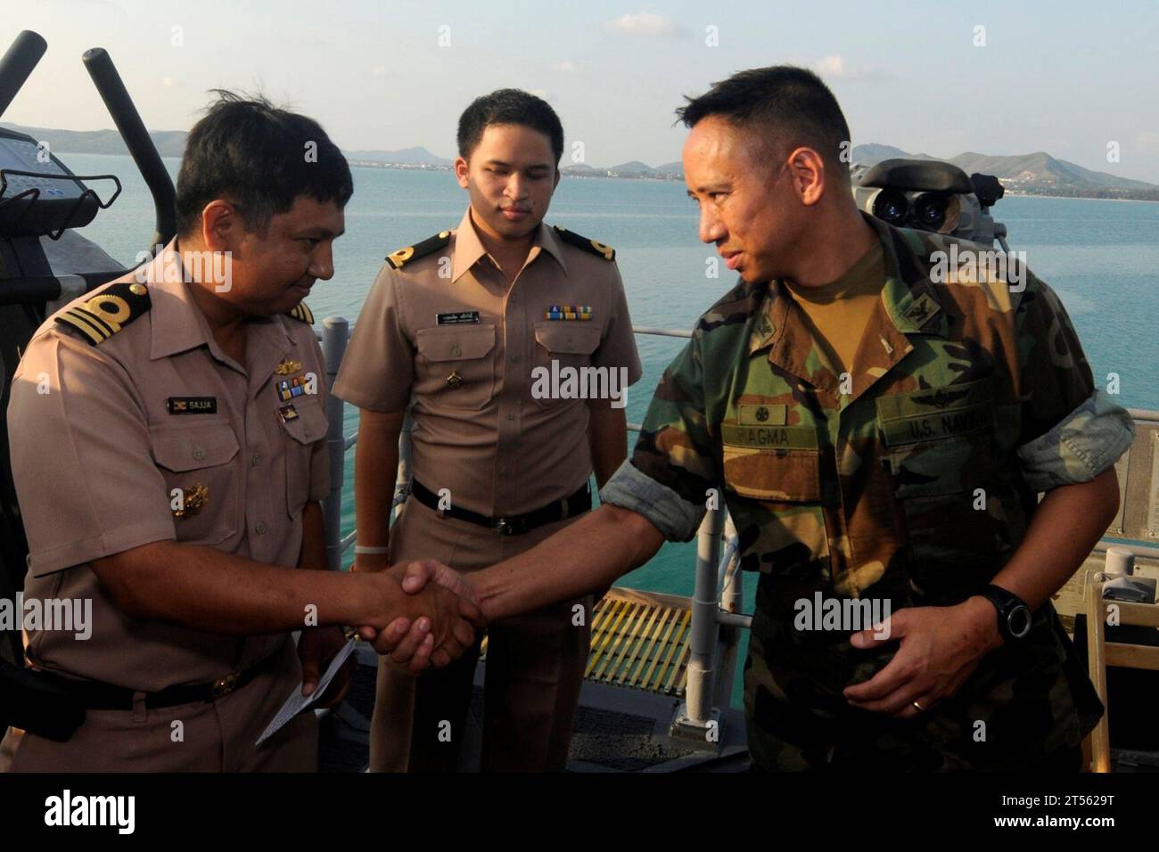 Mine Countermeasures Squadron 7, Royal Thai Navy, USS Patriot (MCM 7 ...