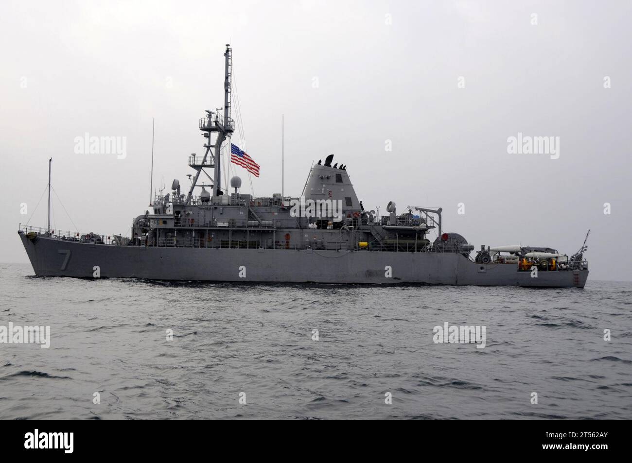 mine countermeasures, navy, U.S. Navy, USS Patriot (MCM 7 Stock Photo ...