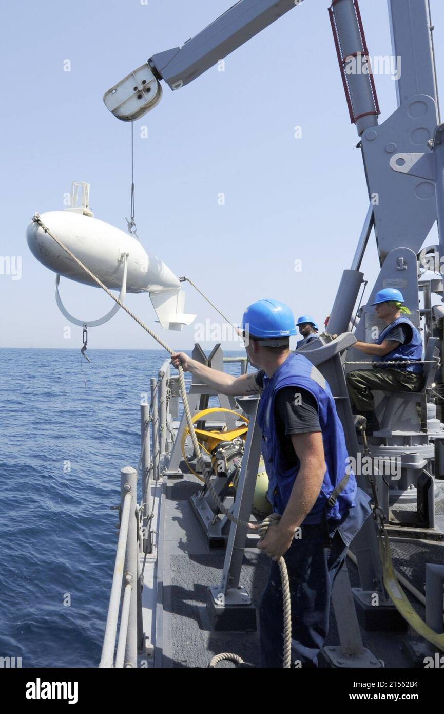 mine countermeasures, Sea and Anchor Detail. U.S. Navy, USS Gladiator ...
