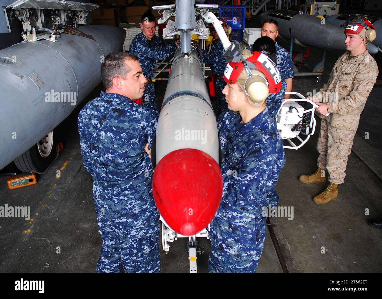 Missile, munitions, navy, people, training, U.S. Navy, weapons Stock ...