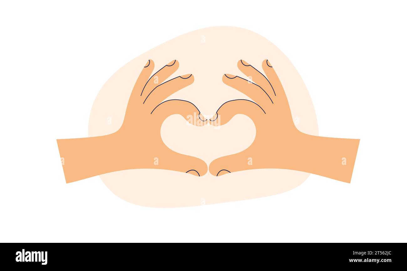 Hand gestures love Stock Vector Images - Alamy