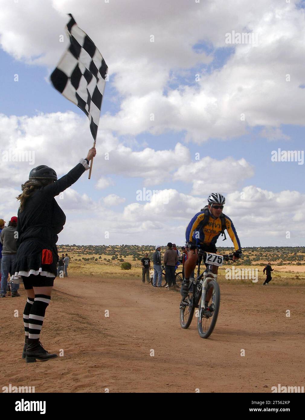 Moab mountain bike race, people Stock Photo - Alamy