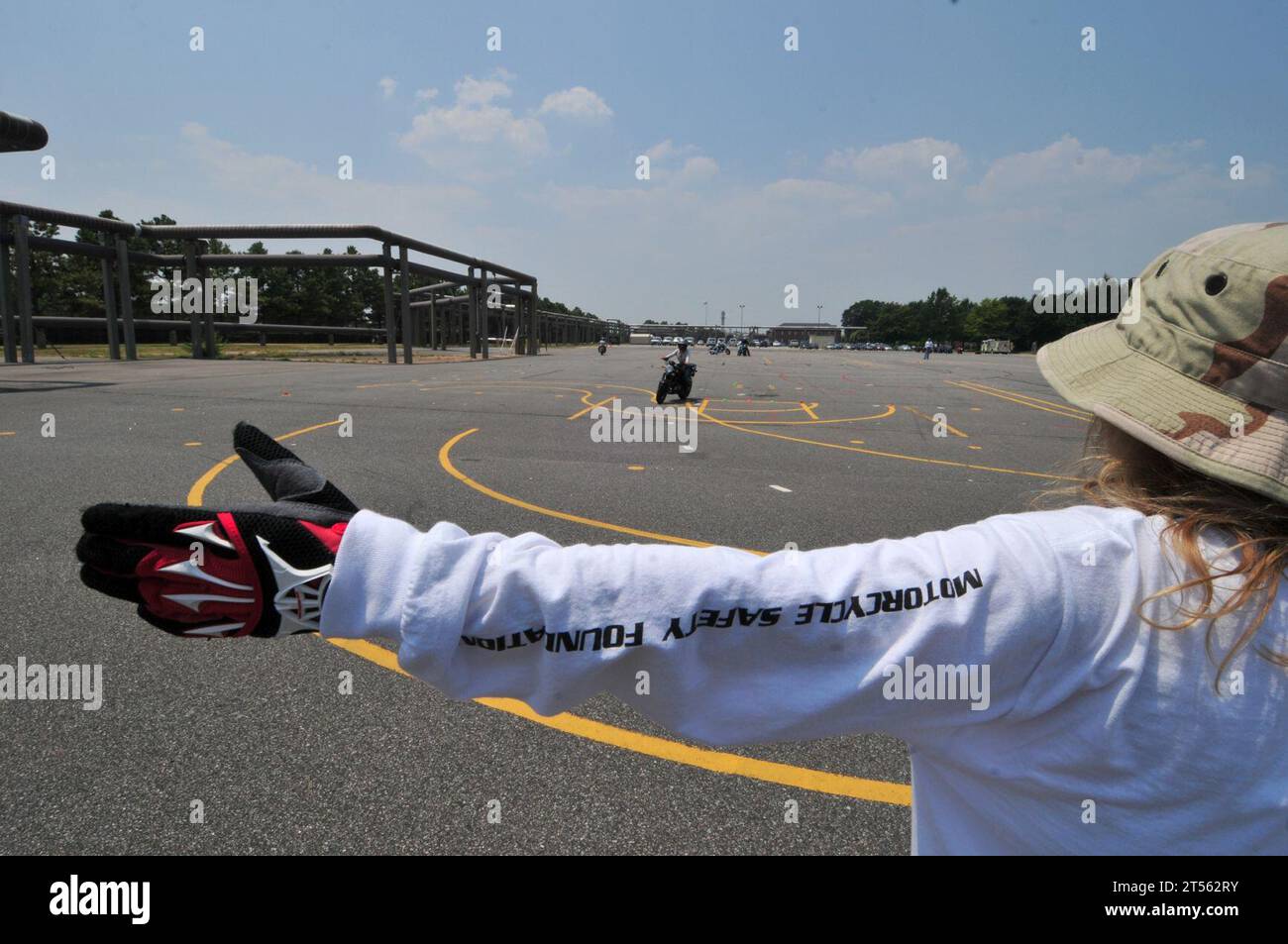 Motorcycle Safety, students, women Stock Photo - Alamy