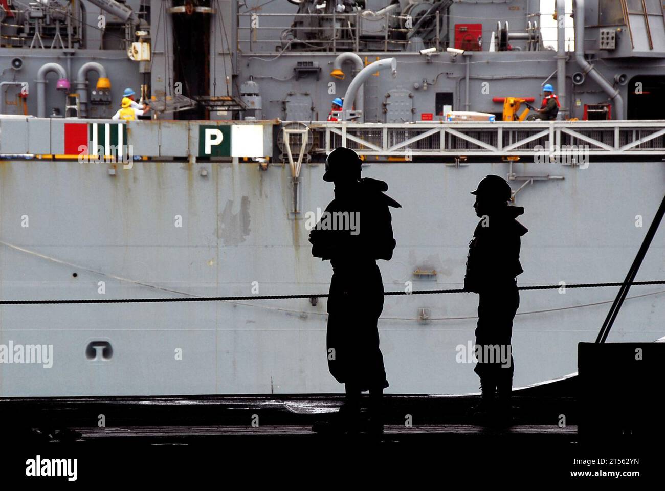 msc, RAS, SILHOUETTE, UNREP Stock Photo - Alamy