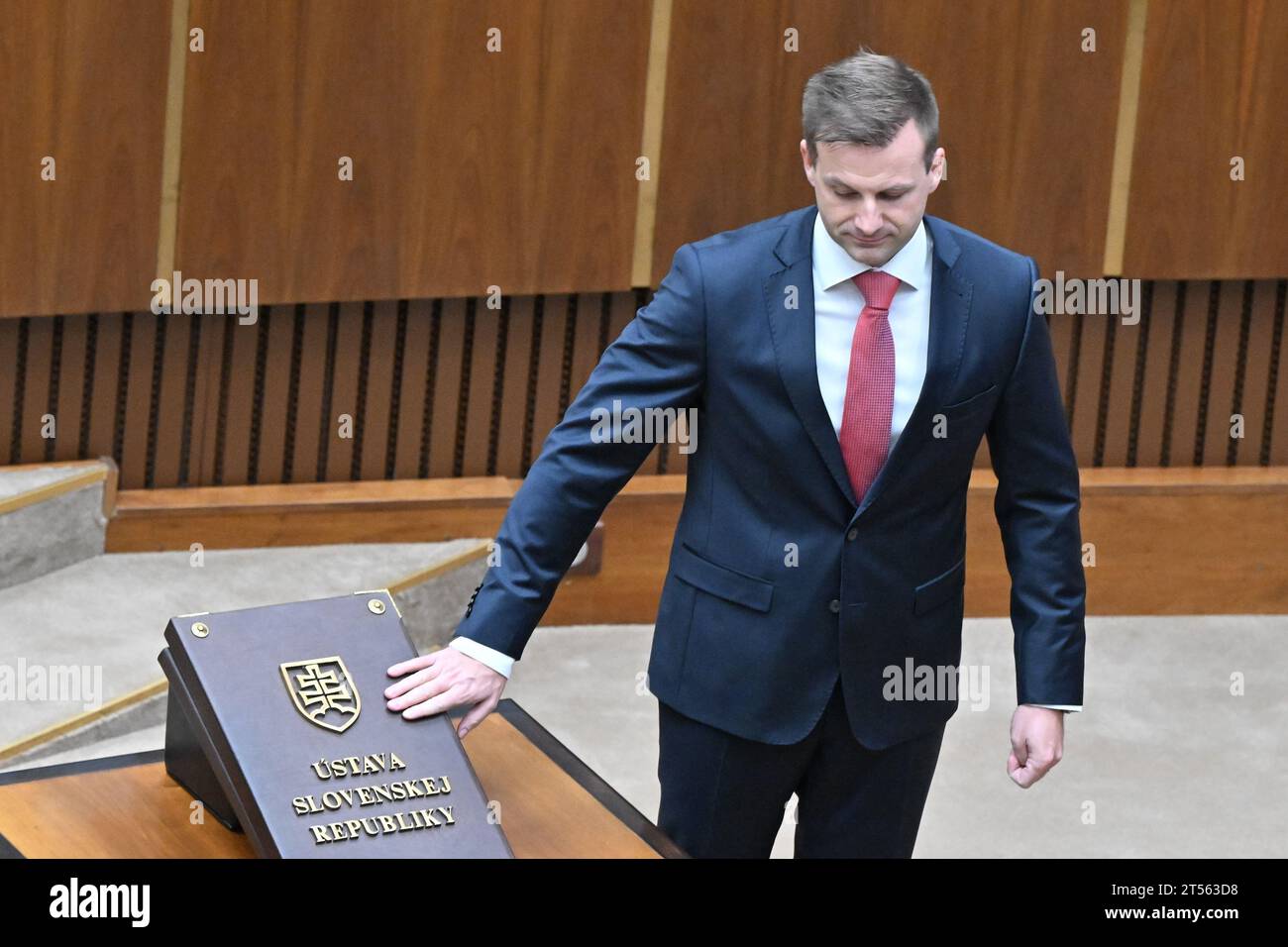 Slovak Member of Parliament Juraj Gedra (pictured) and newly-Elected ...
