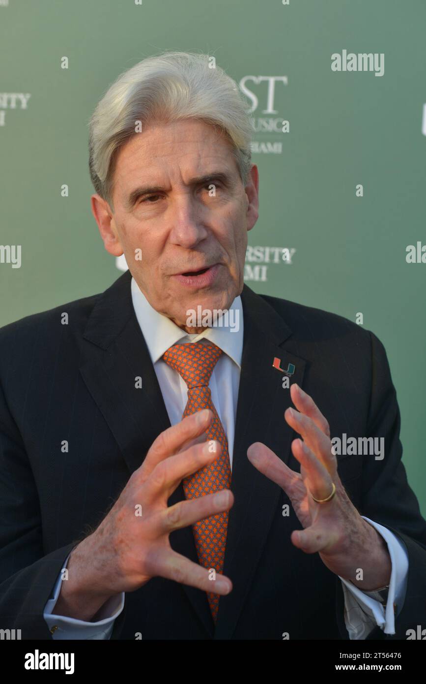 Coral Gables, Florida, USA. 02nd Nov, 2023. Julio Frenk attendsthe ...
