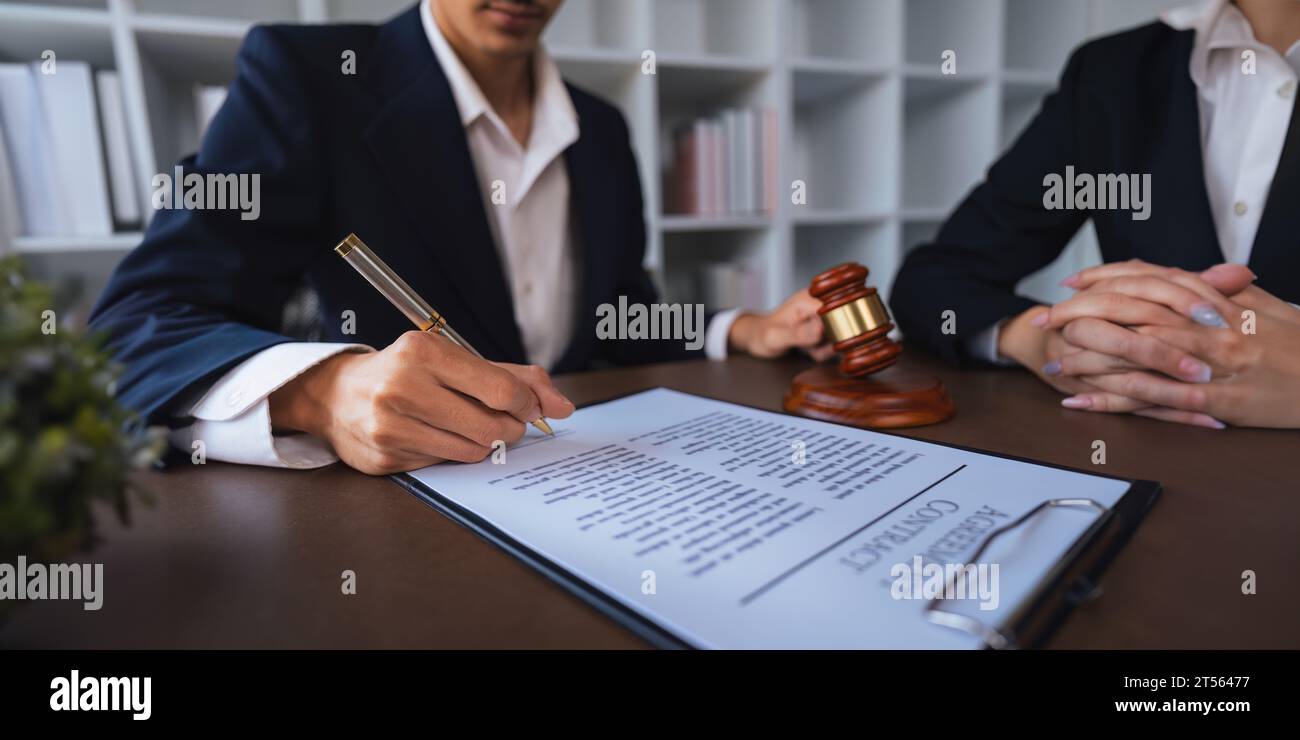 Lawyer hand concept justice with judge gavel, Businessman in suit or ...