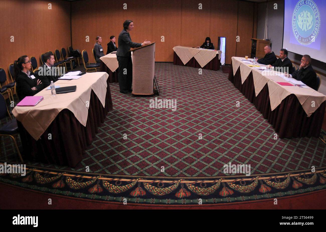National Moot Court Competition, Navy JAG Corps Stock Photo - Alamy