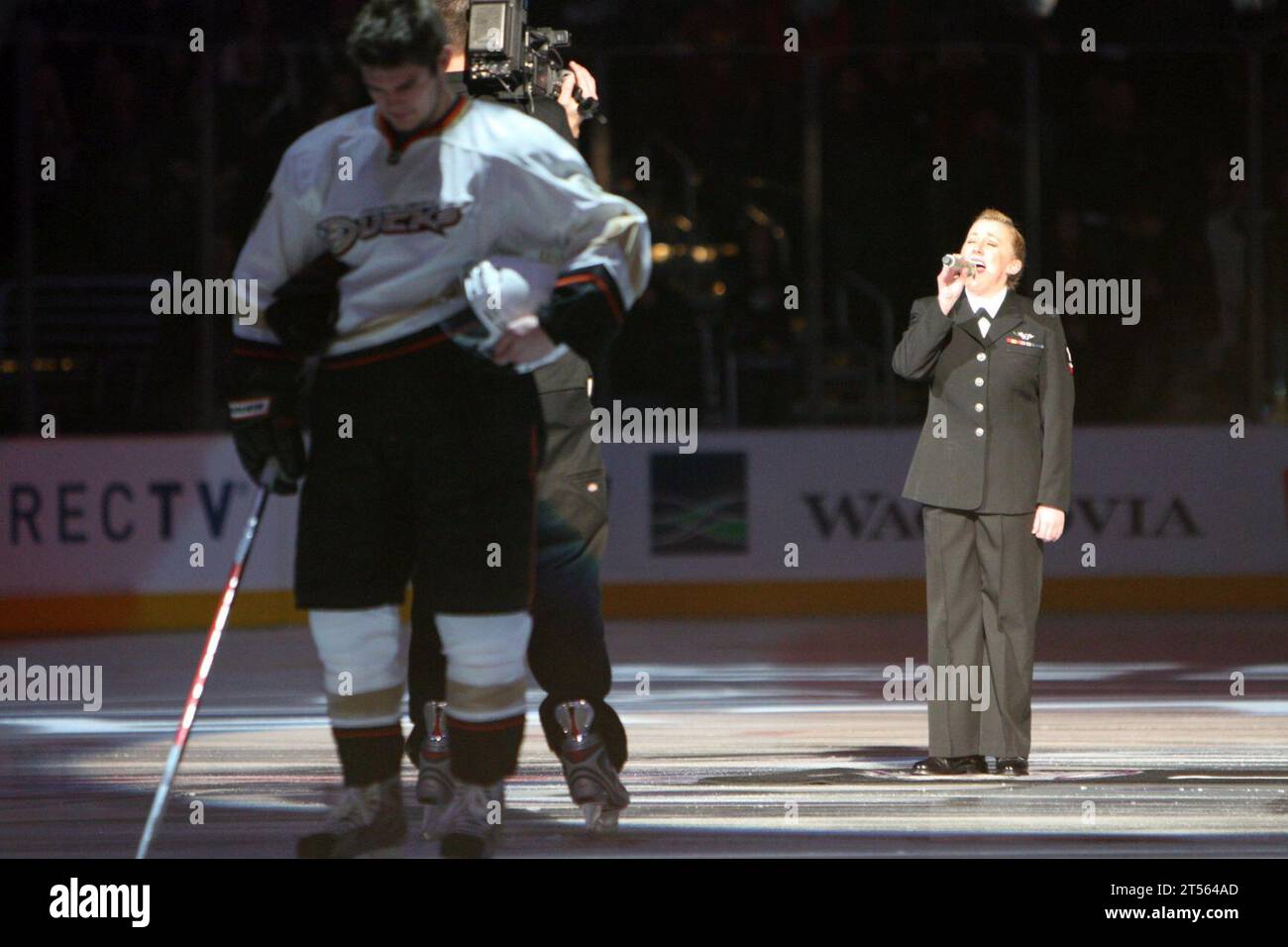 National Anthem, NHL, Staples Center, USS Ronald Reagan (CVN 76 Stock ...