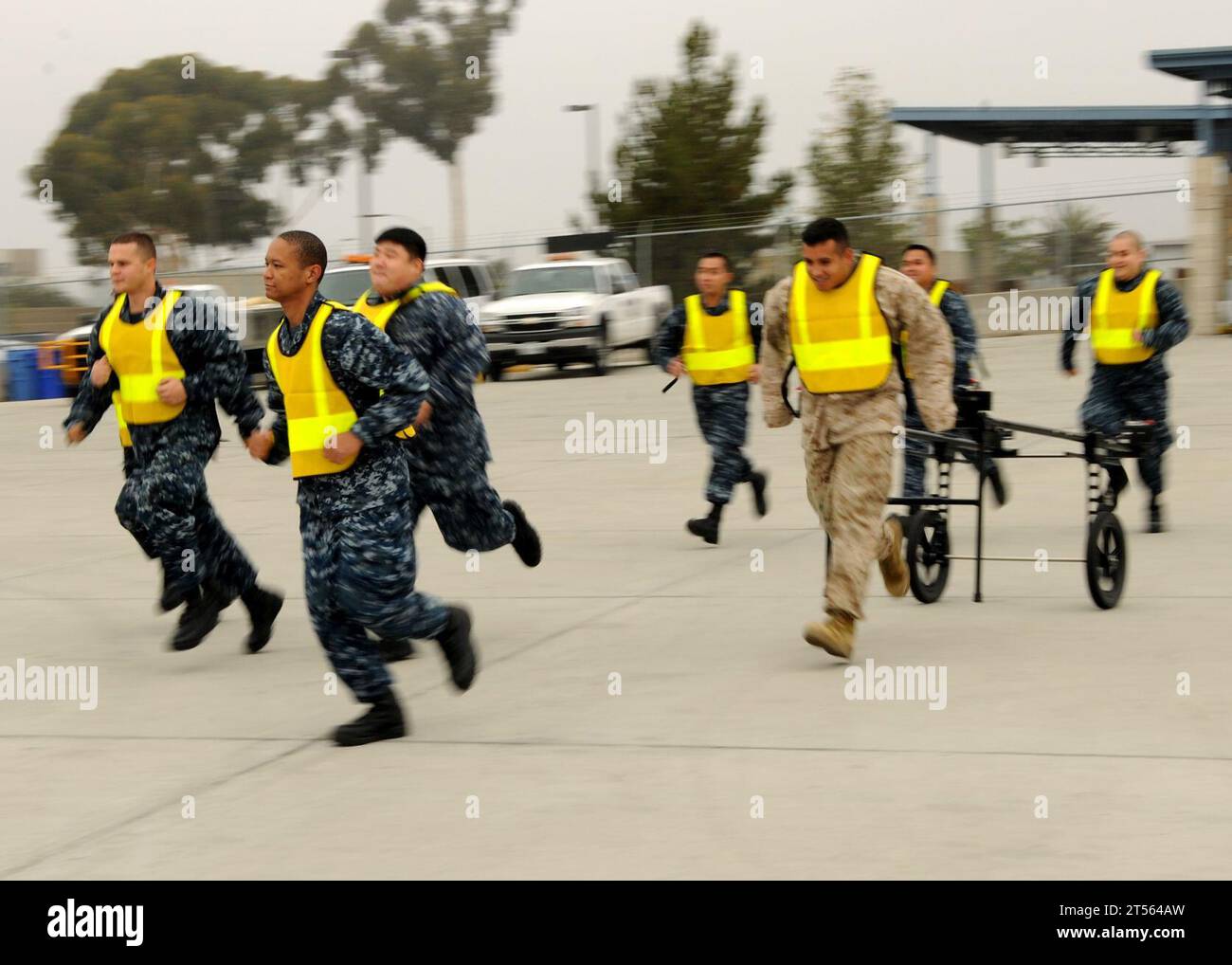 national disaster drill, Sailor, training, U.S. Navy Stock Photo - Alamy